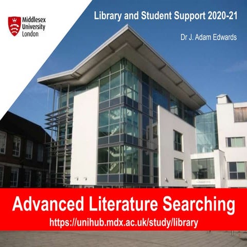 Advanced library for research session october 2021 | PPT