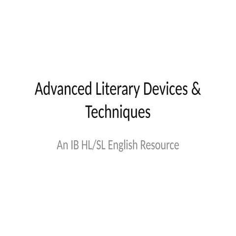 Advanced_Literary_Devices (2).pptx Seen here | PPTX