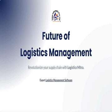 Advanced Logistics Management Software for Modern Supply Chains | PDF