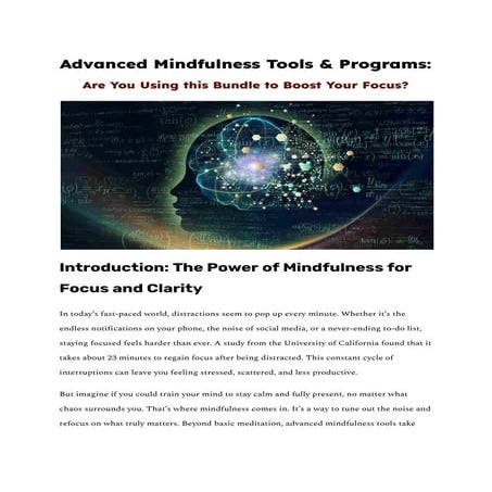 Advanced Mindfulness Tools & Programs- Are You Using this Bundle to ...
