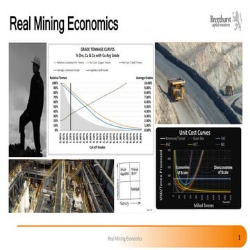 Advanced Mining Economics | PPTX
