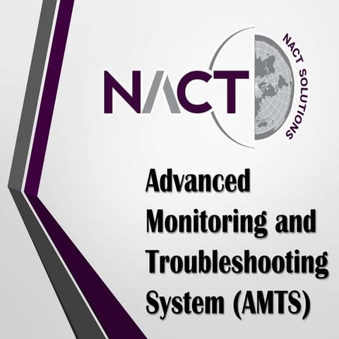 Advanced Monitoring & Troubleshooting System (AMTS) | PPTX