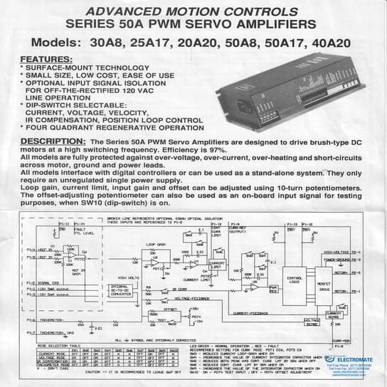Advanced motion controls 25a17 | PDF