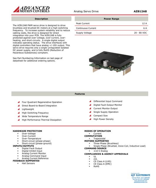 Rotary Encoder Spec Sheet.pdf | Computer Peripherals | Computing