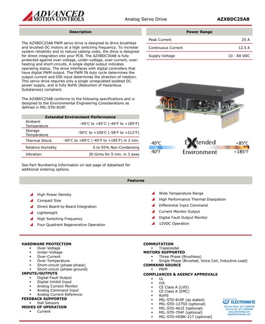 Advanced motion controls az20a20ddc | PDF