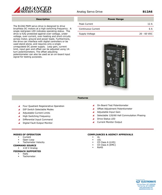Advanced motions controls 12a8 | PDF | Computer Peripherals | Computing