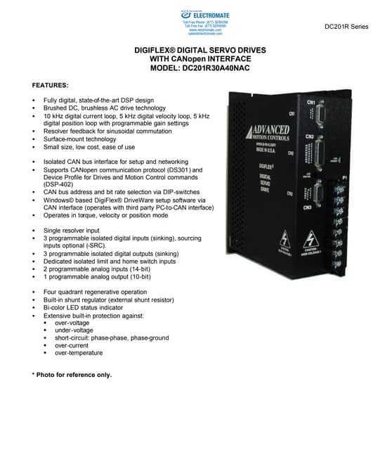 Inertia dynamics controls_d2101_11_specsheet | PDF