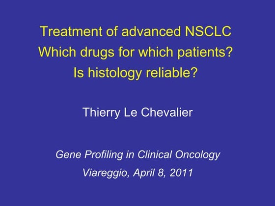 Results from IMpower-113 for extensive stage SCLC | PPTX | Cancer ...