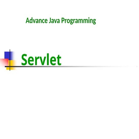 Advancedobjectorientedp Lect2 Servlets Pptx