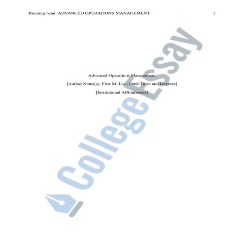 Advanced Operations Management by CollegeEssay.org.pdf