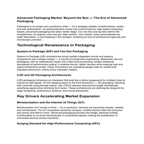 Advanced Packaging Market_ Beyond the Box — The Era of Advanced ...