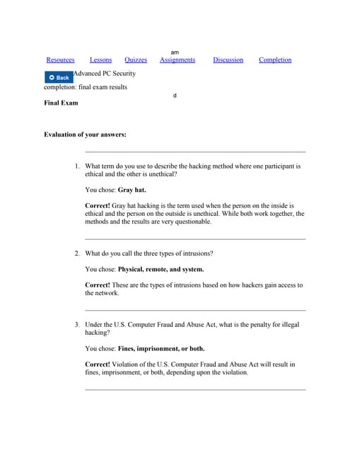 IT Essentials (Version 7.0) - ITE Chapter 13 Exam Answers | PDF | IT ...