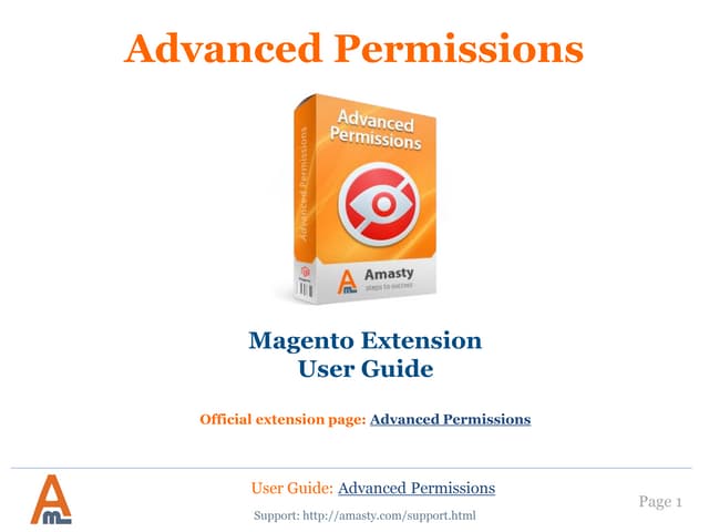 Advanced Permissions: Magento Extension by Amasty. User Guide. | PPT ... Advanced Permissions: Magento Extension by Amasty. User Guide. | PPT ...