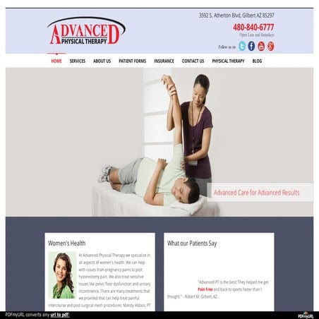 Advanced physical therapy | PPT