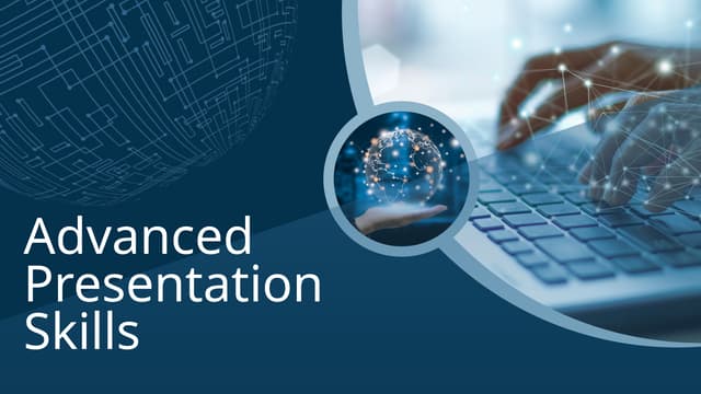 Advanced presentation skills | PPTX
