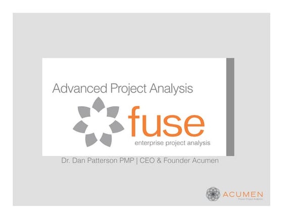 Acumen Fuse Metrics & Descriptions Guide | PDF | Technology & Computing