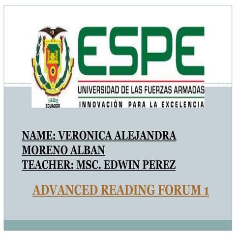 Advanced reading forum | PPTX