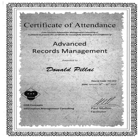 Advanced records management | PDF