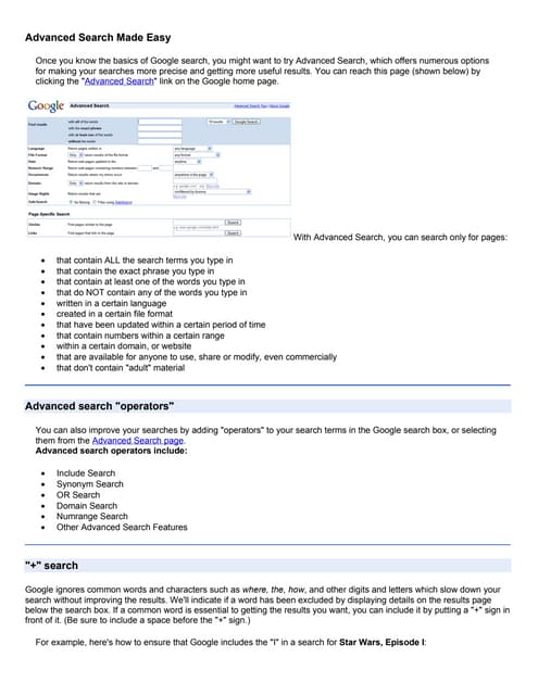 Google like a Pro | PDF