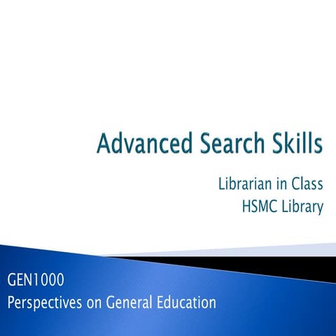 Advanced search skills | PPT