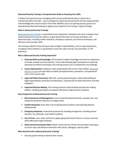 Executive Protection_247 Private Security.pptx