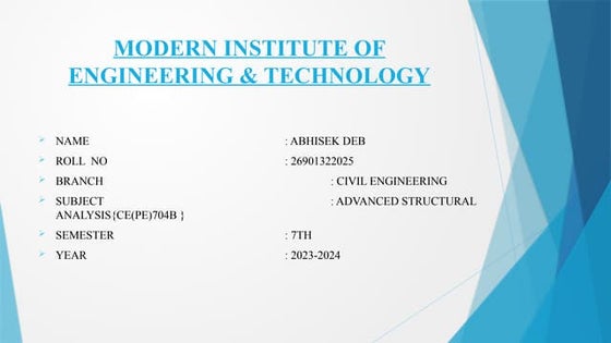 Introduction To Finite Element Analysis Pptx 6608
