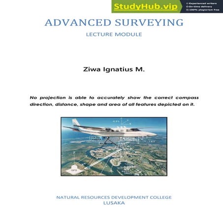 ADVANCED SURVEYING LECTURE MODULE | PDF