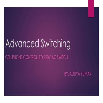 Advanced switching | PPT