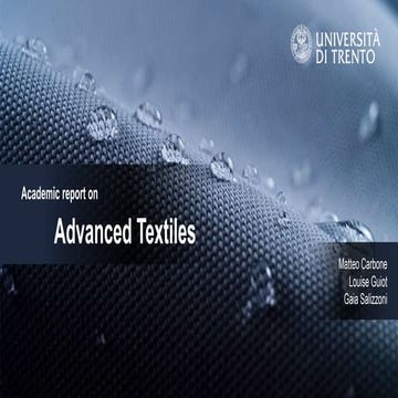 Advanced Textiles | PPTX