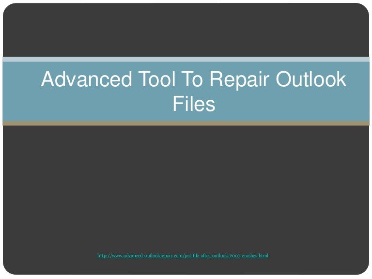 Advanced outlook repair - dmmzaer