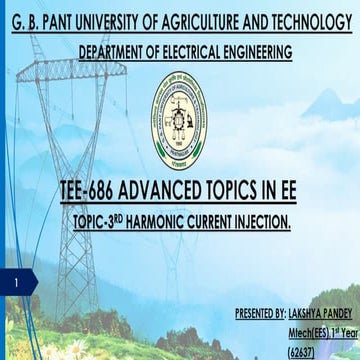 THIRD HARMONIC CURRENT INJECTION BY LAKSHYA PANDEY | PPTX