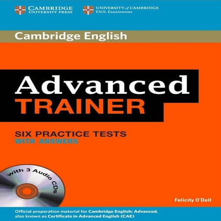 Advanced trainer 6 practice tests with answers book | PDF