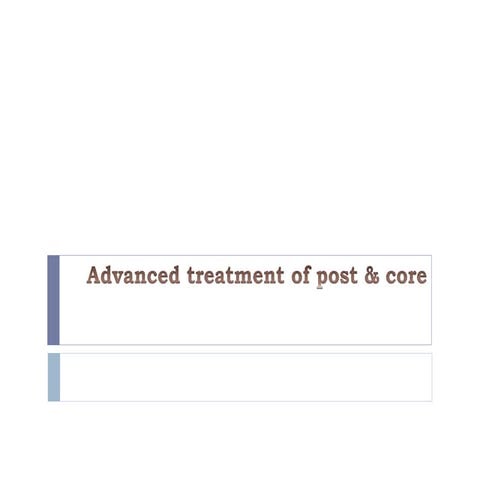 POST & CORE.ppt