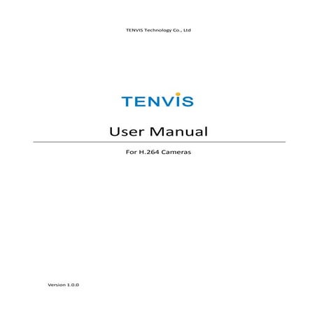 Tenvis IPROBOT 3 English User Manual | PDF