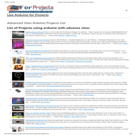 Advanced View Arduino Projects List Use Arduino For Projects 3
