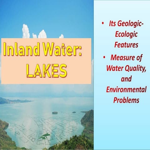Advance Ecology for teachers Inland Water Lake.ppt