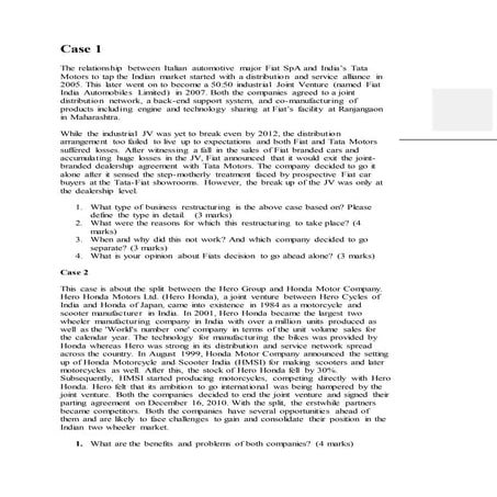 Advance fm case studies | PDF