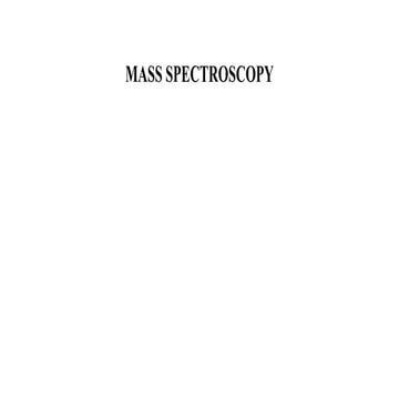 MASS SPECTROMETRY.pptx