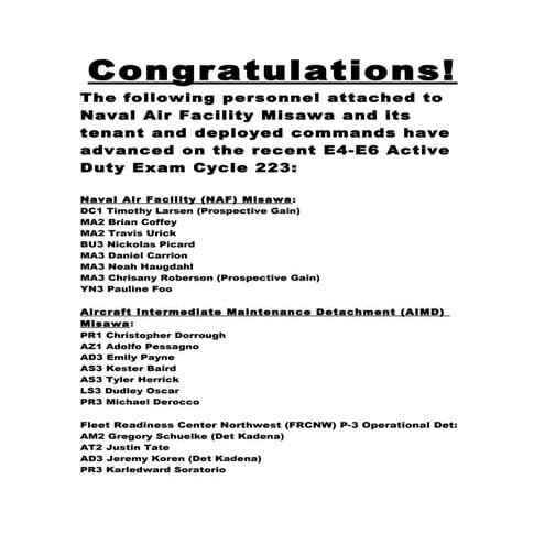 Advancement results (exam cycle 223) (autosaved) | DOC