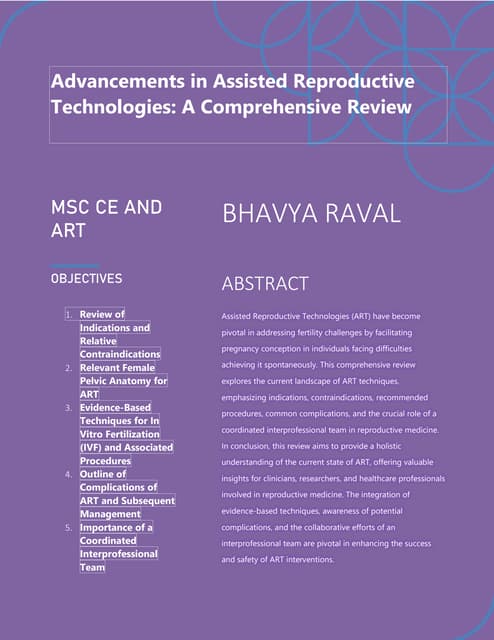 Advancements In Assisted Reproductive Technologiespdf