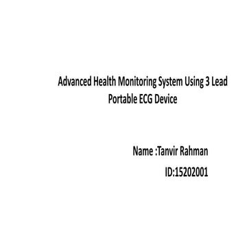 Advance Portable & Low Cost 3 Lead ECG(1).pptx
