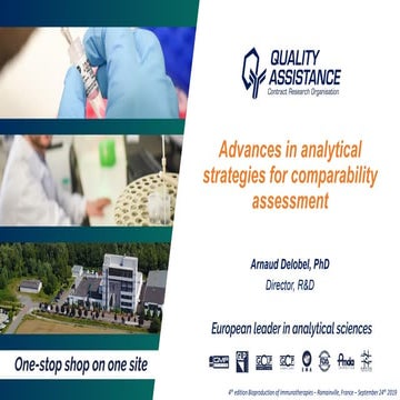 Advances in analytical strategies for comparability assessment ...
