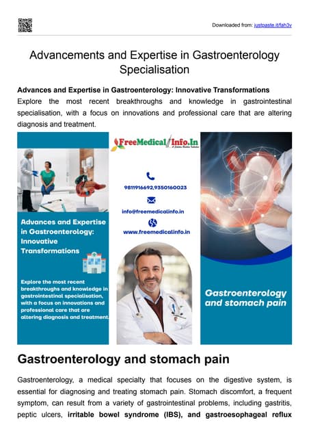 Medical Vs Surgical Gastroenterology | PDF