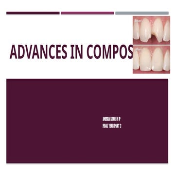 advances in composite.pptx definition characterstics | PPTX