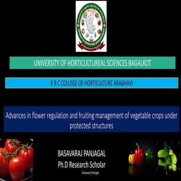 Advances in flower regulation and fruiting management of vegetables in ...