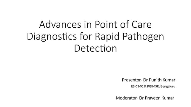 Point of care testing ( POCT) | PDF
