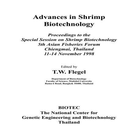 Advances in shrimp biotechnology | PDF