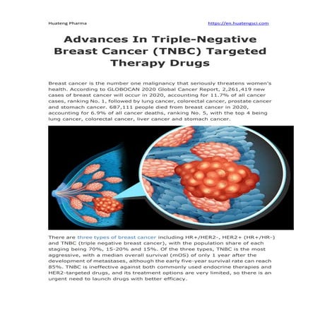 Advances in triple negative breast cancer (tnbc) targeted therapy drugs ...