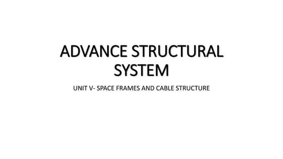 Shell structures- advanced building construction | PDF