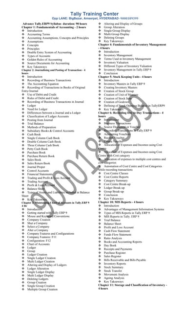Basic tally notes | PDF | Stocks and Bonds | Personal Investing